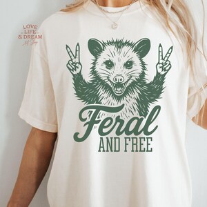 Funny Possum PNG - Vintage Peace Sign Animal Clipart (digital Download ...