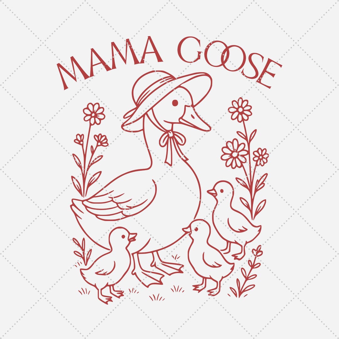 Mama Goose PNG, Mother's Day Shirt Design (digital Download) - Etsy