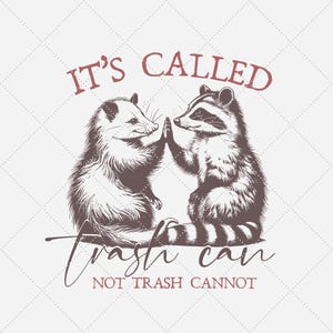 It's Called Trash Can Not Trash Cannot Png, Funny Sayings Png, Opossum ...
