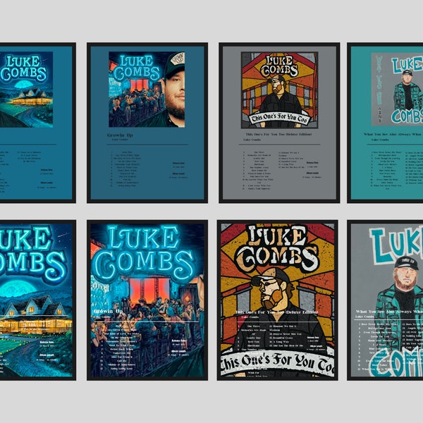Luke Combs Wall Art - Etsy