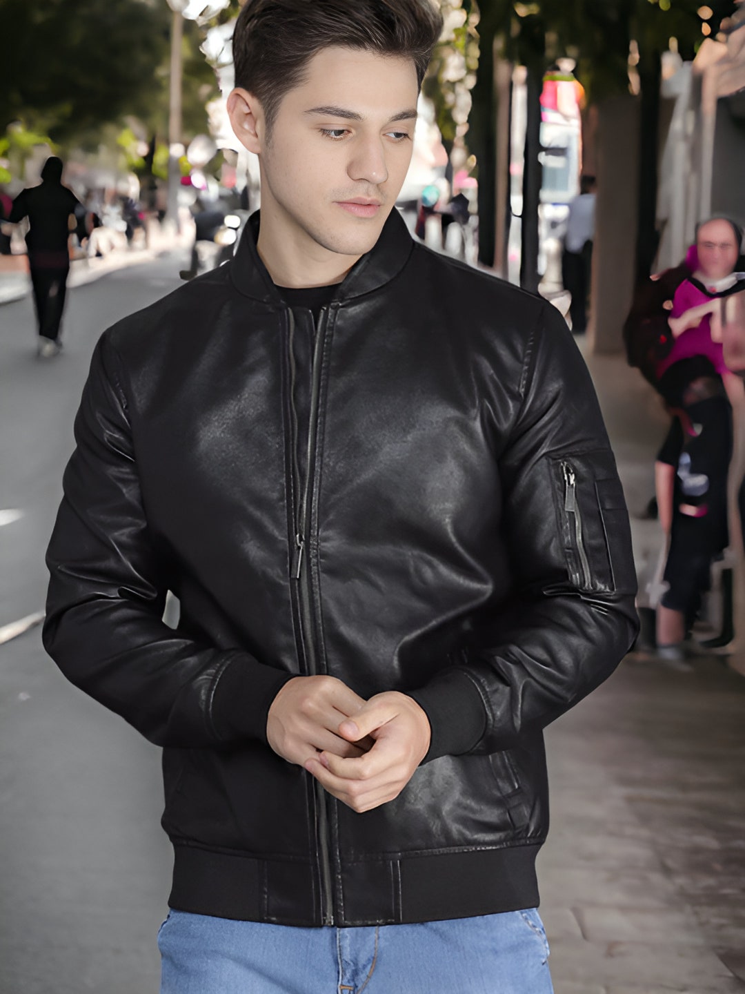 Premium Leather Jacket for Men-unparalleled Quality Stylish - Etsy