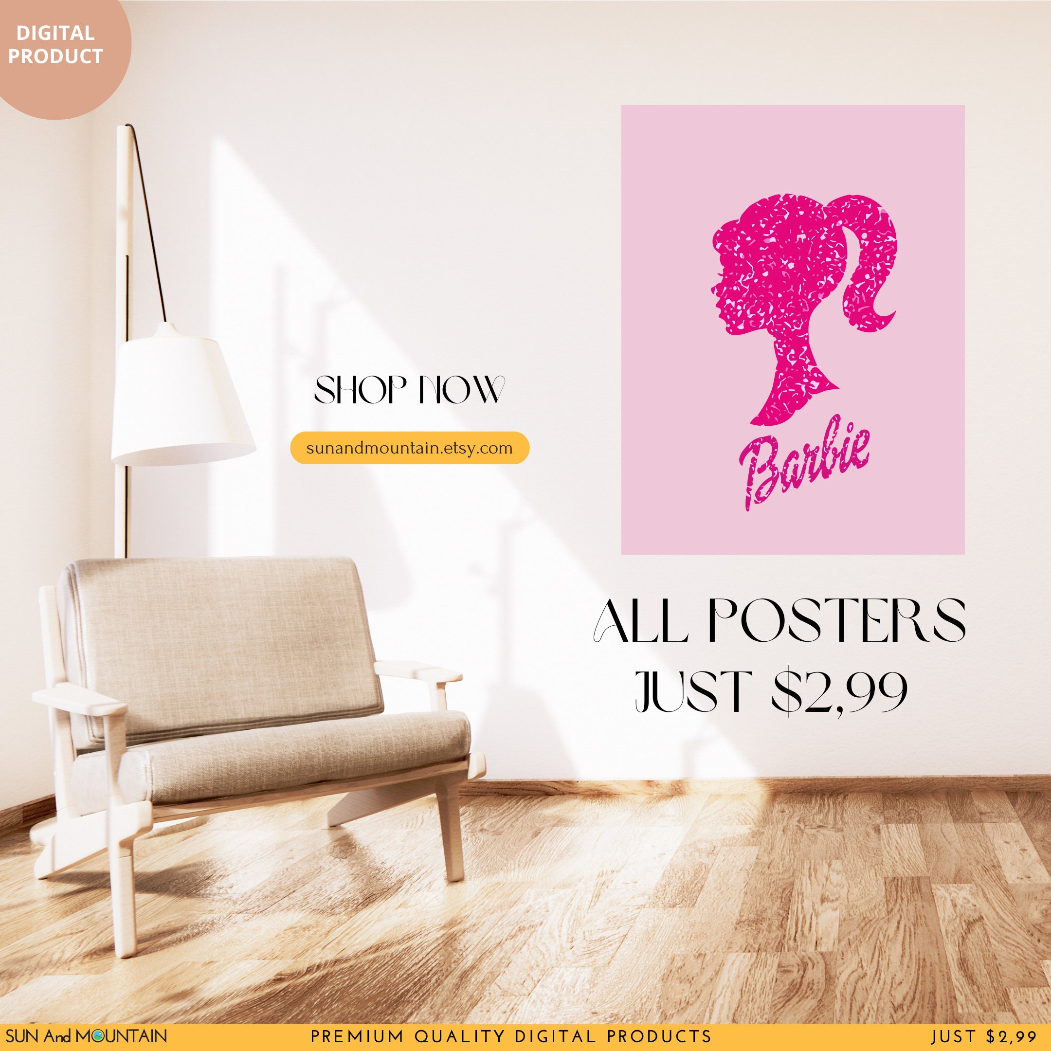 Wall Art | Barbie Doll Art | Retro Poster | Girly Wall Prints | Y2K ...