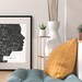Custom Map Face Print | Anniversary Gift | Where We Met Map | Map Art ...