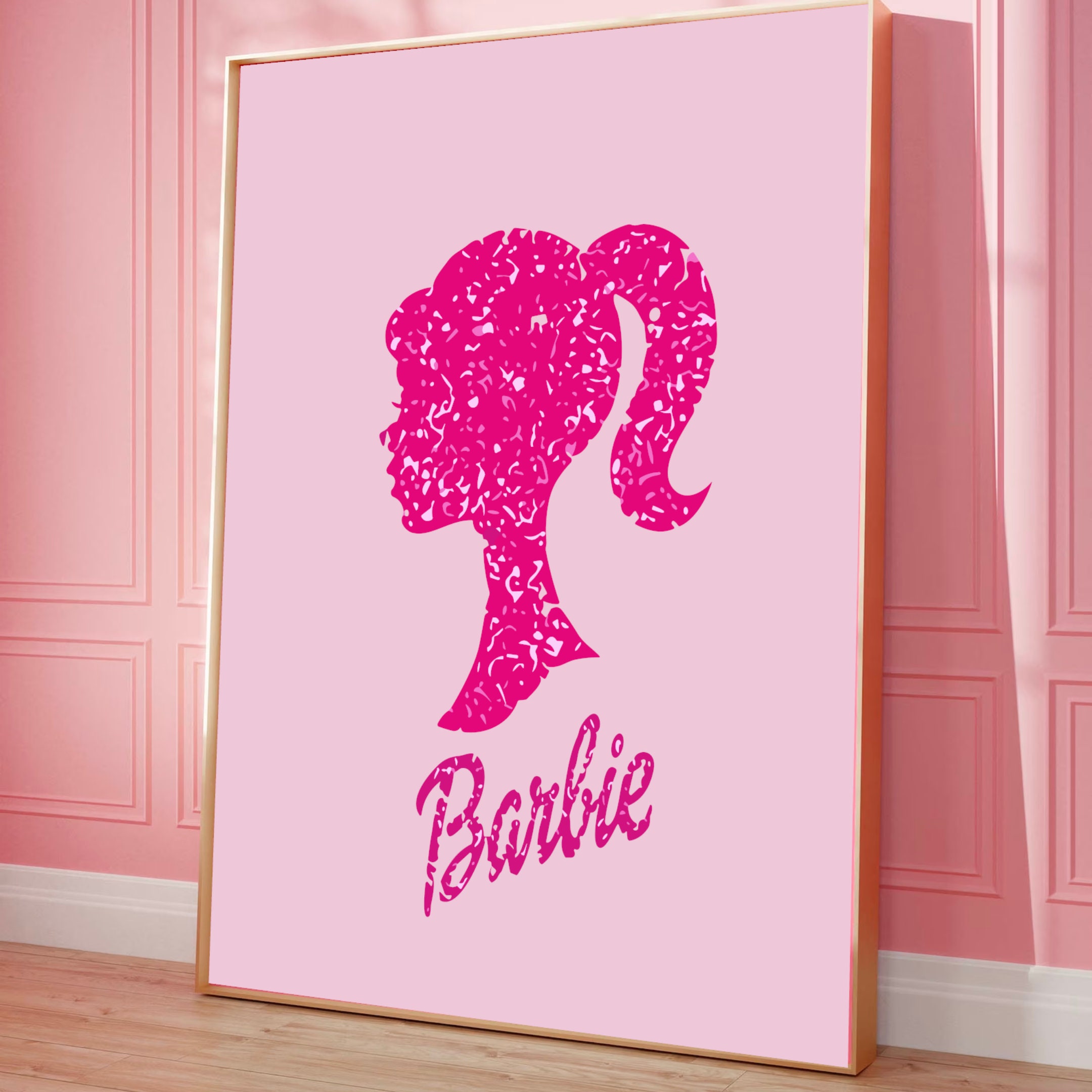 Wall Art | Barbie Doll Art | Retro Poster | Girly Wall Prints | Y2K ...