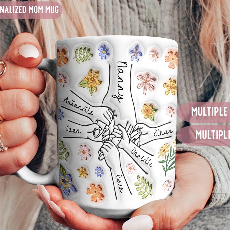 Mothers Day Nanny Mug - Etsy