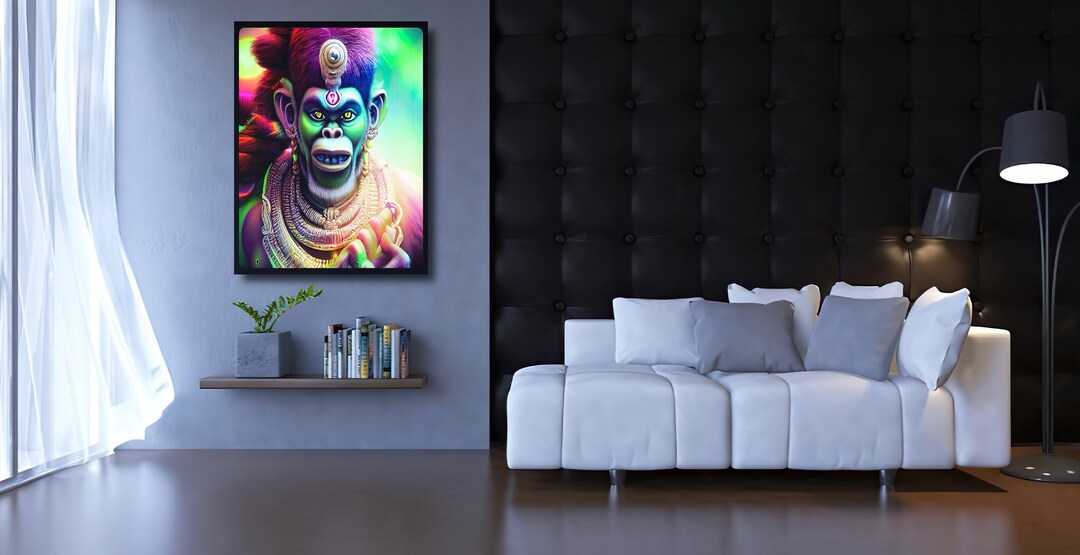 Primate, Mythical Creature, Fantasy Animal, Illustration, Art Print ...