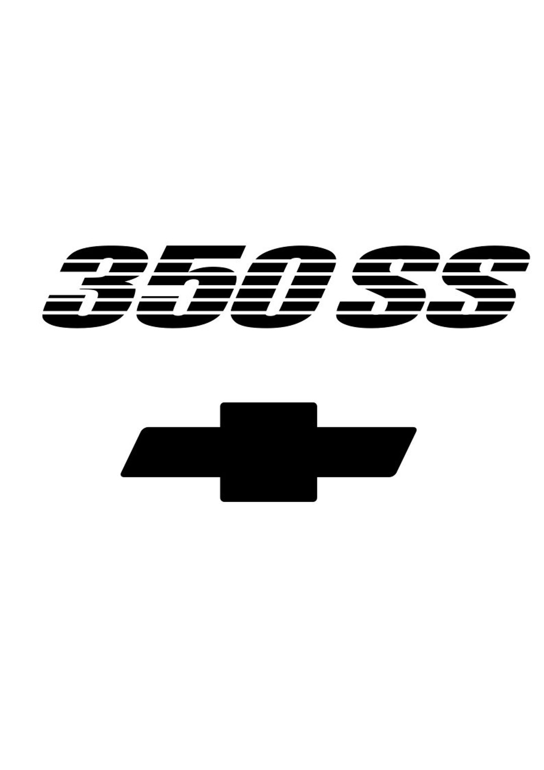 350SS AND Chevy Bowtie Svg. Digital Download - Etsy