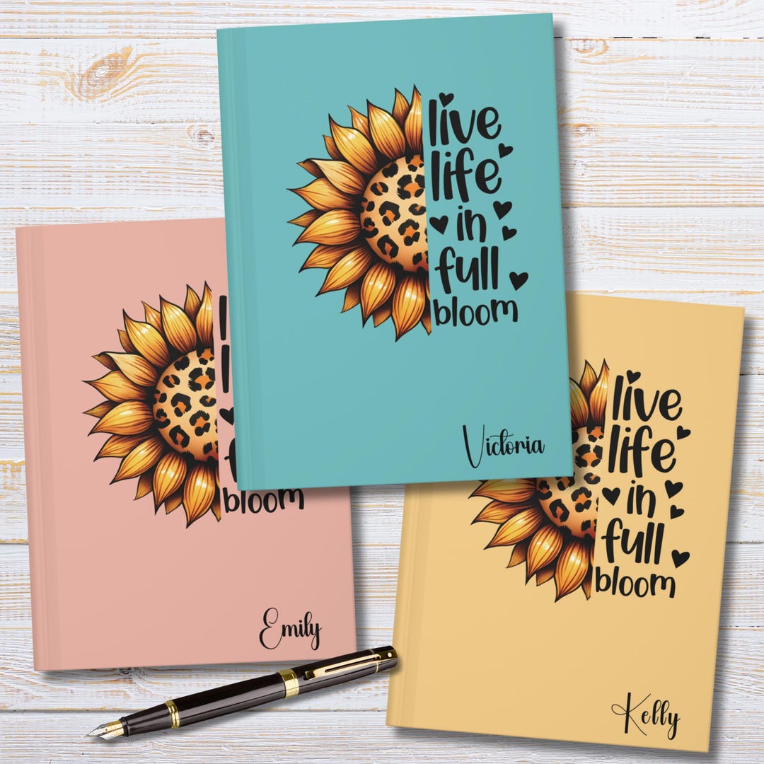 Personalized Name Notebook, Gift for Woman, Custom Journal With Name ...