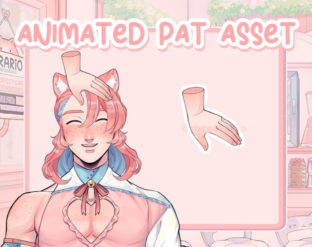 Animated Pat Asset for Vtuber! | for Vtube Studio | Streaming - Etsy