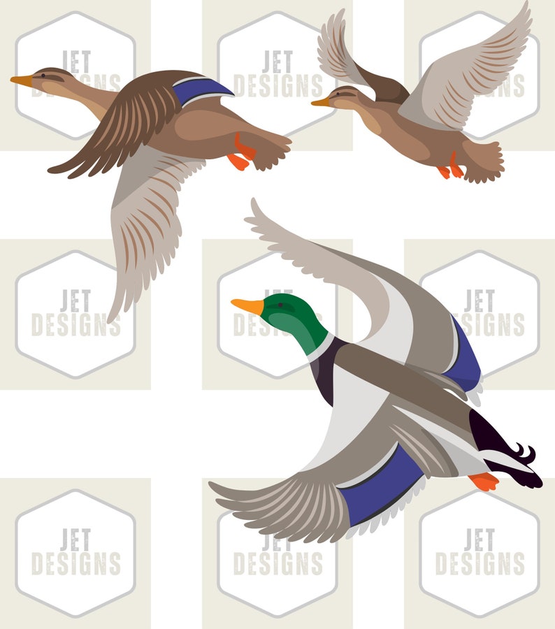 Flying Mallards SVG, Mallards SVG, Flying Ducks SVG, Duck Hunting Svg ...