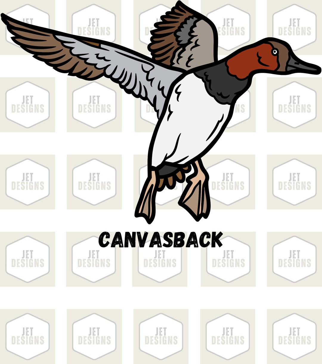Canvasback Duck SVG, Duck SVG, Duck Hunting Svg, Hunting Svg, Duck ...