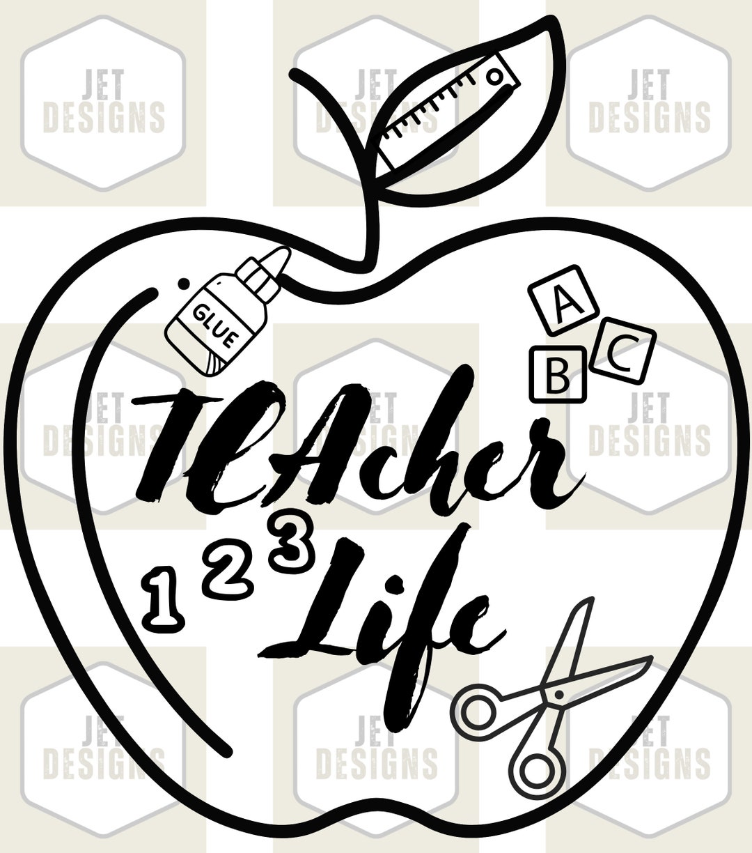 Teacher Life SVG, Teacher Life, Teacher Svg, Svg for Teacher, Teaching ...