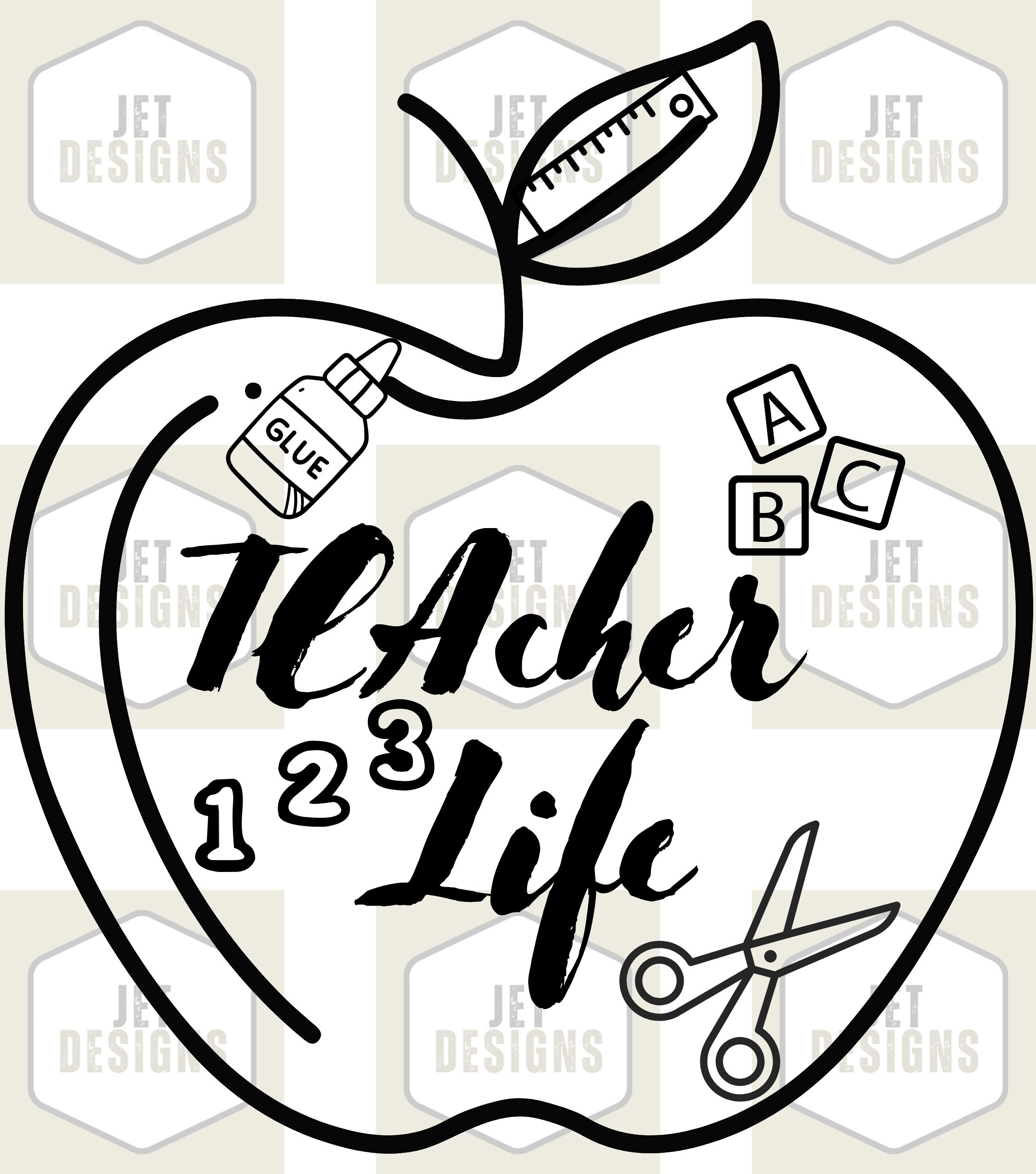 Teacher Life SVG, Teacher Life, Teacher Svg, Svg for Teacher, Teaching ...