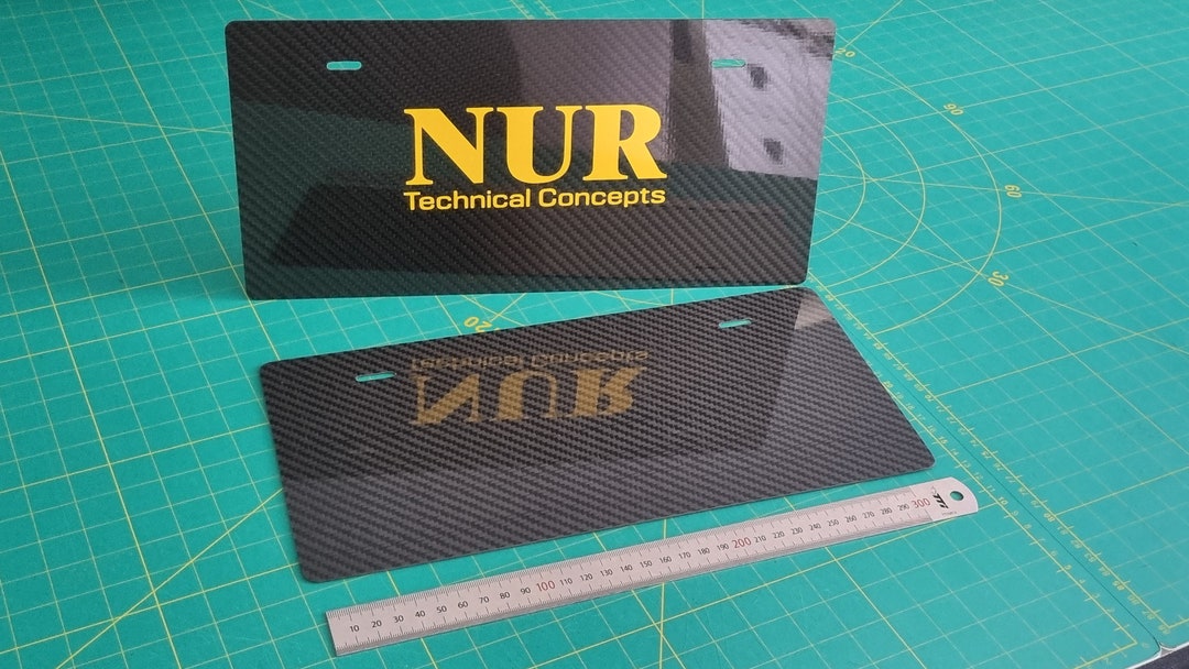 Carbon Fibre Number Plate Blank JDM - Etsy