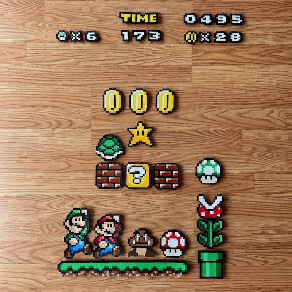 Super Mario Magnets - Etsy