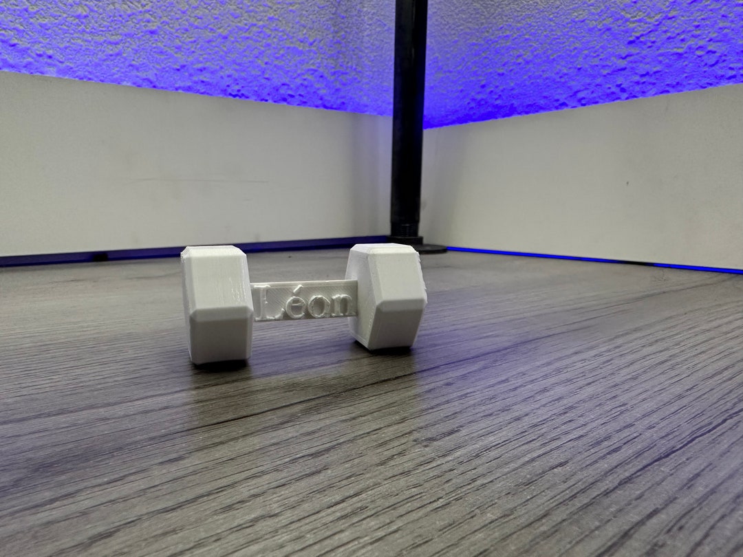 Custom 3D Printed Mini Dumbbell: Personalized Fitness Gift - Etsy