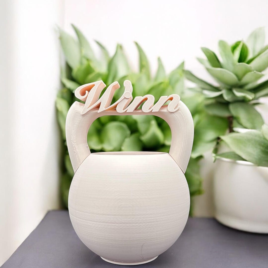 Customizable 3D Printed Full-sized Kettlebell. Gift for Coach’s Gift ...