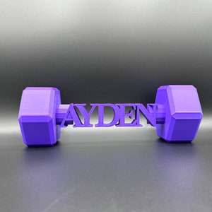 Personalized Full Size Dumbbell - Etsy