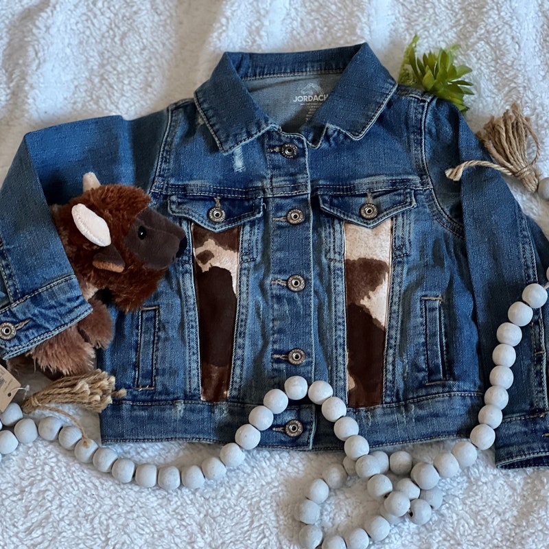 Cow Print Jacket - Etsy