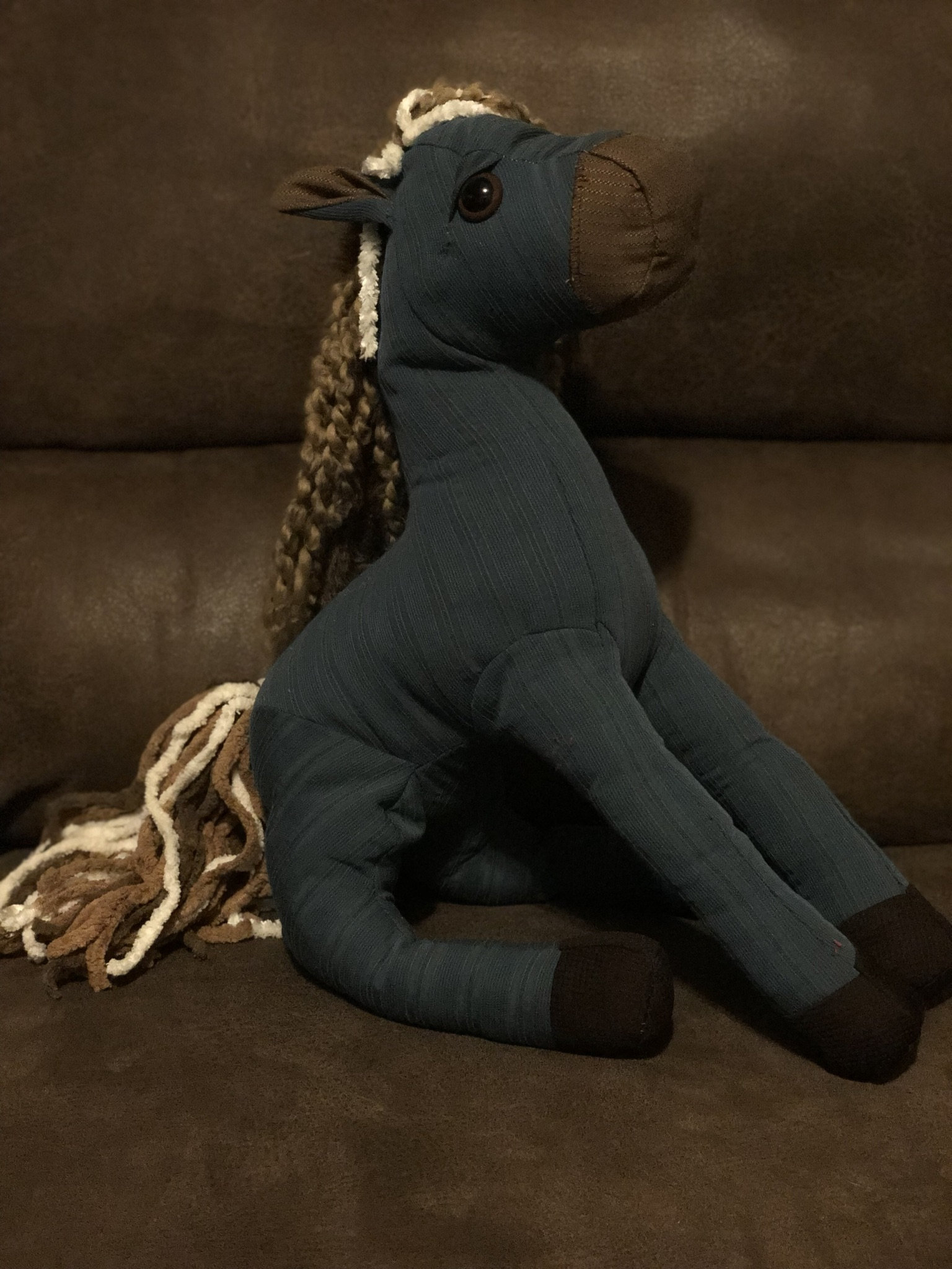 Custom Memory Horse Keepsake: Made From Loved One's Shirt - Etsy