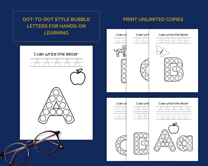 Alphabet Number Tracing Worksheets | Fine Motor OT Activities (digital ...