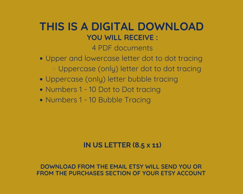 Alphabet Number Tracing Worksheets | Fine Motor OT Activities (digital ...