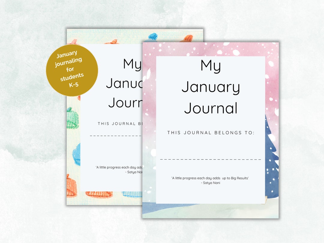 January Journal: Therapeutic Prompts for Children K-5 – School-based ...