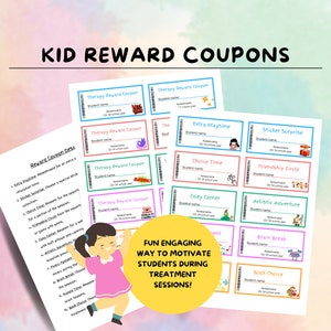 Kid Coupons: Therapy Rewards for Fun and Engaging Incentives! PDF ...