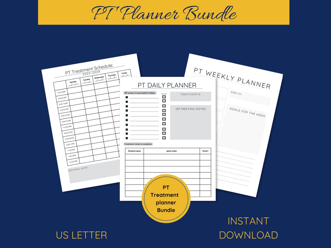 PT Planner Bundle - Etsy