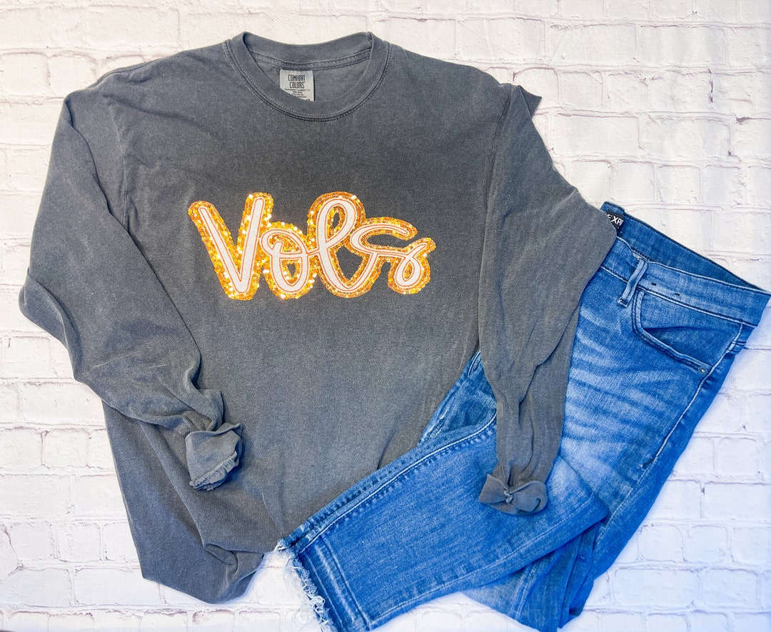 Adult Tennessee Vols Shirt, Tennessee Shirt, Tennessee Applique Shirt ...