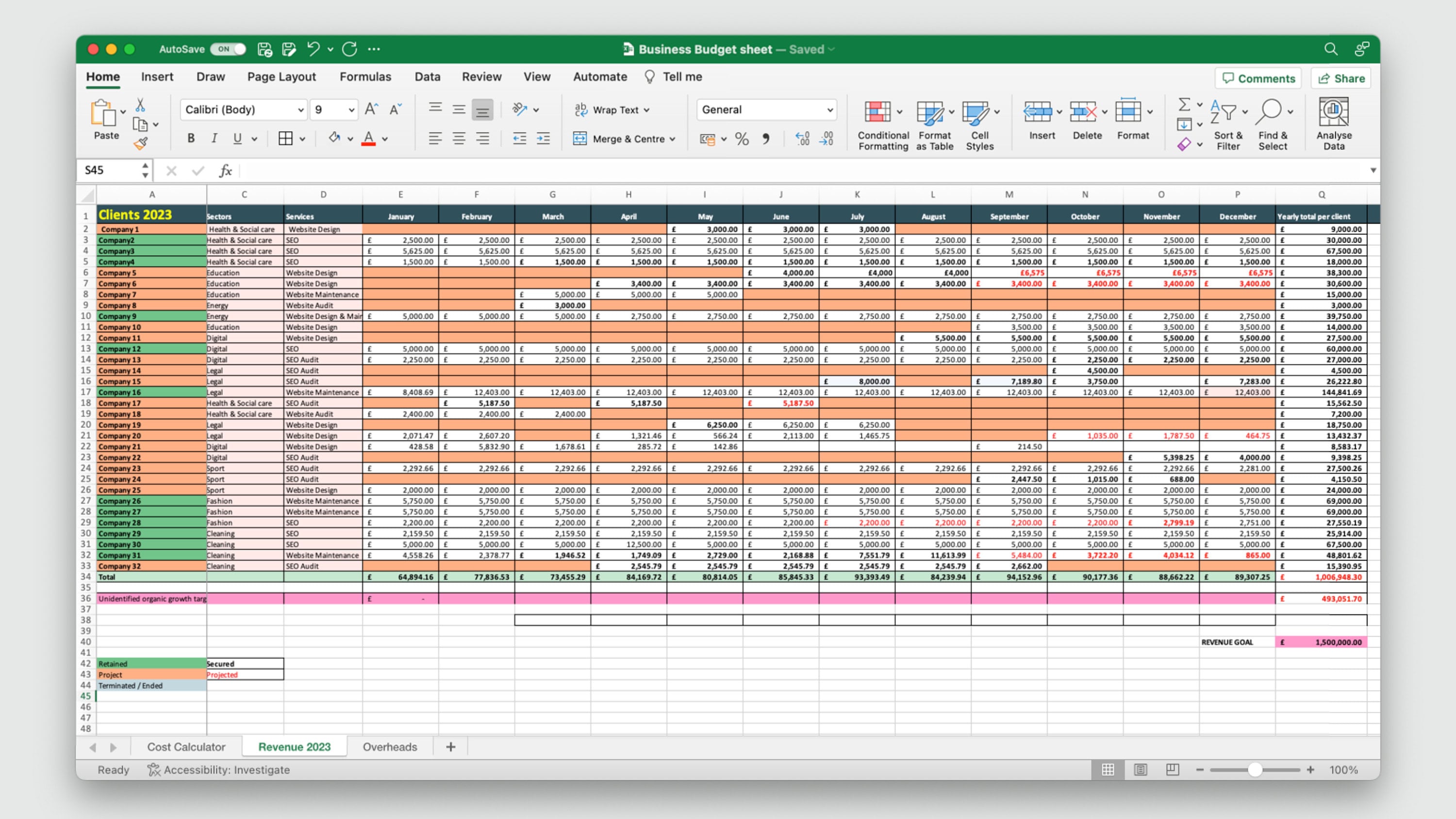 BUNDLE Excel Client Tracker and Expense Bundle, CRM Dashboard, Excel ...