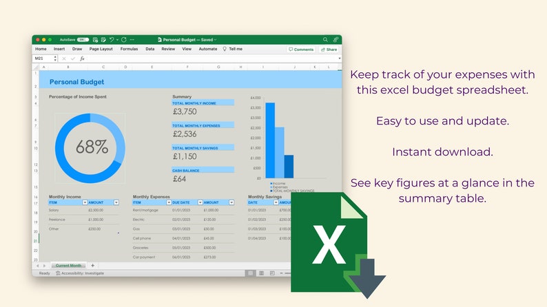 BUNDLE Excel Client Tracker and Expense Bundle, CRM Dashboard, Excel ...