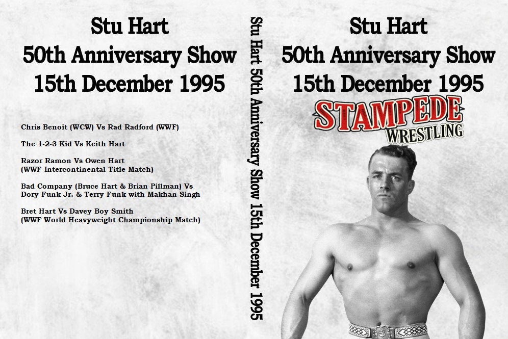 Stu Hart 50th Anniversary Show 15th December 1995 stampede Wrestling - Etsy