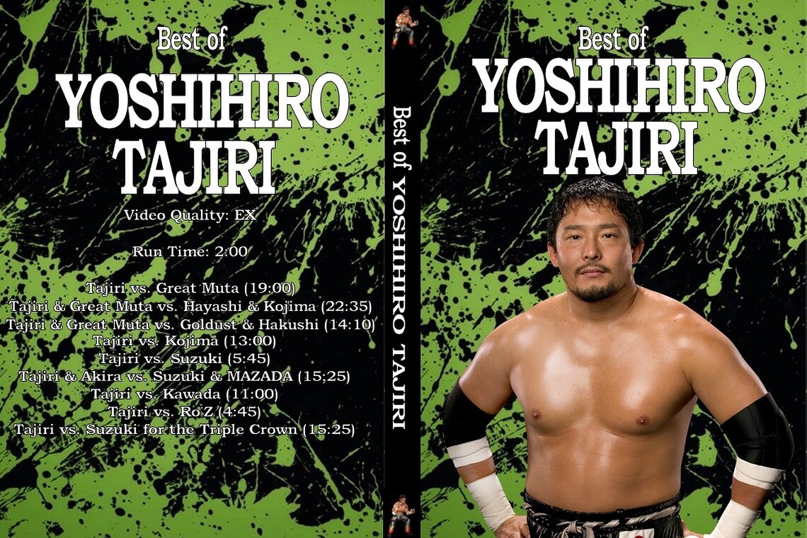 Best of Yoshihiro Tajiri in Japan Wrestling DVD - Etsy