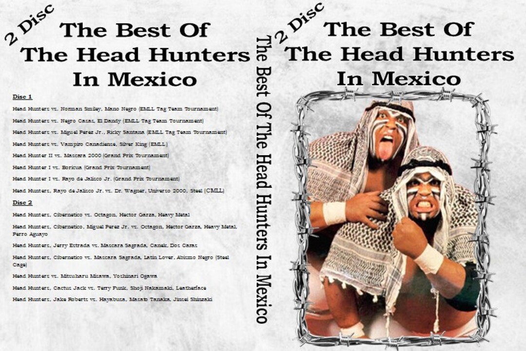 The Best of the Head Hunters in Mexico 2 Disc DVD - Etsy