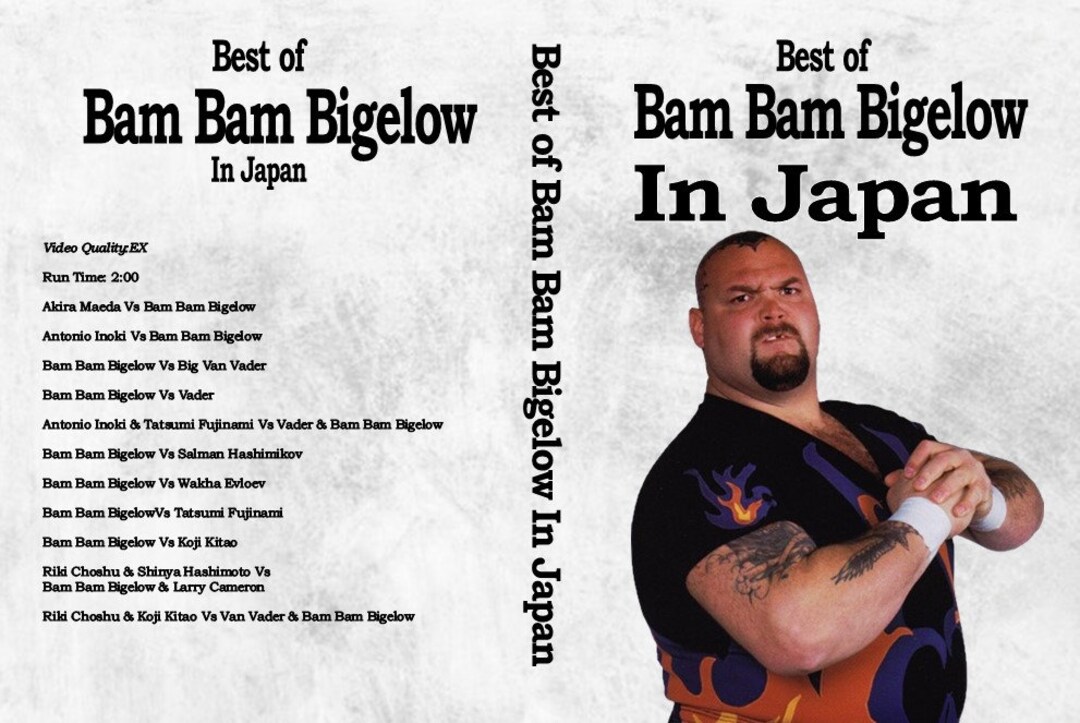 Best of Bam Bam Bigelow in Japan DVD - Etsy