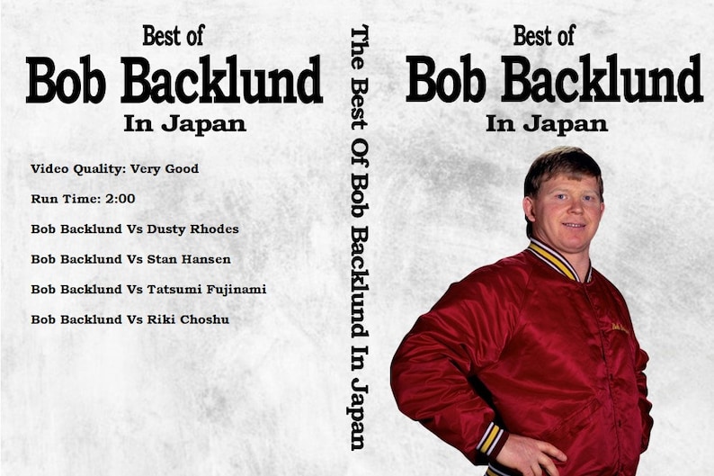 The Best of Bob Backlund in Japan DVD - Etsy
