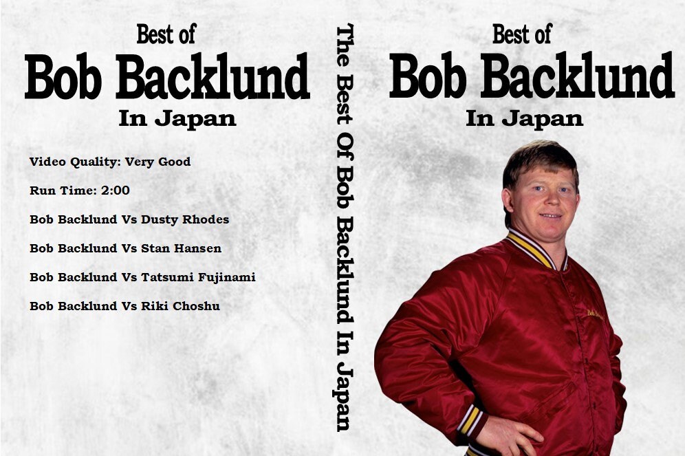 The Best of Bob Backlund in Japan DVD - Etsy