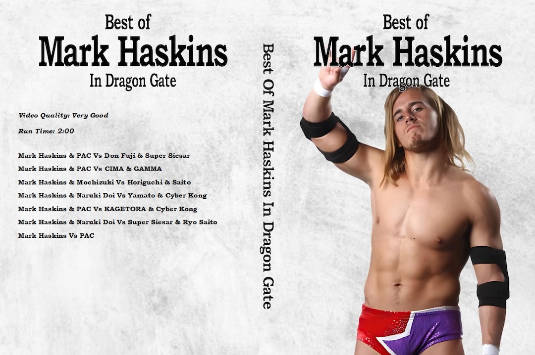 The Best of Mark Haskins in Dragon Gate Wrestling DVD - Etsy