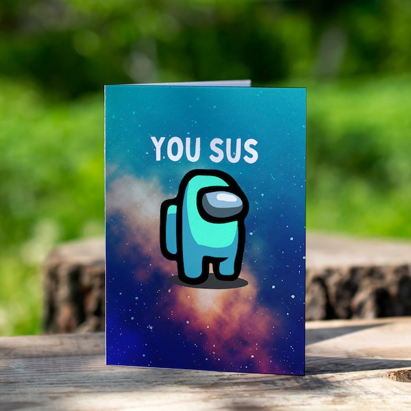 Among Us Valentine Card - Etsy