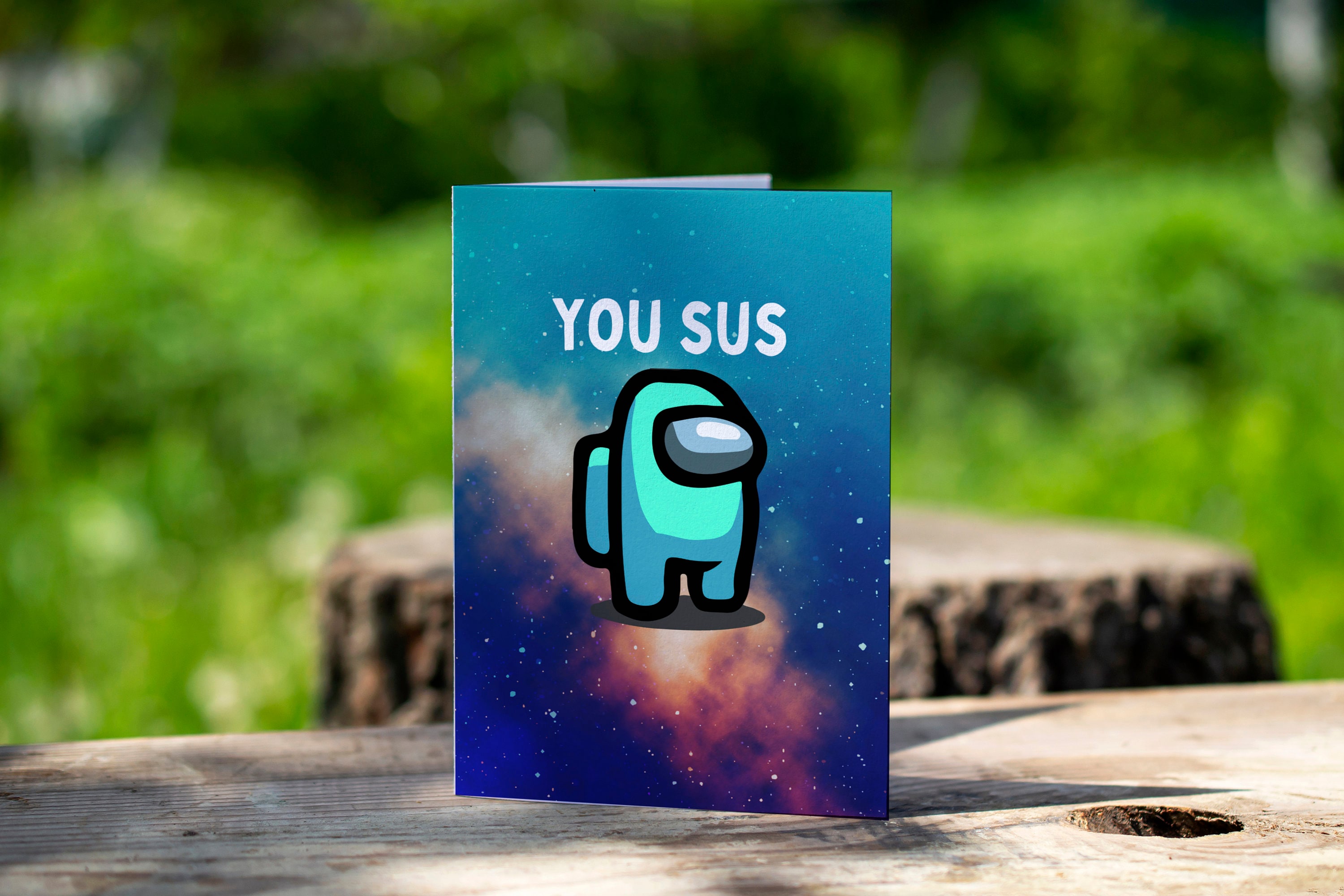 You Sus Among Us Funny Valentine's Day Card | Birthday | Gift | for Him ...