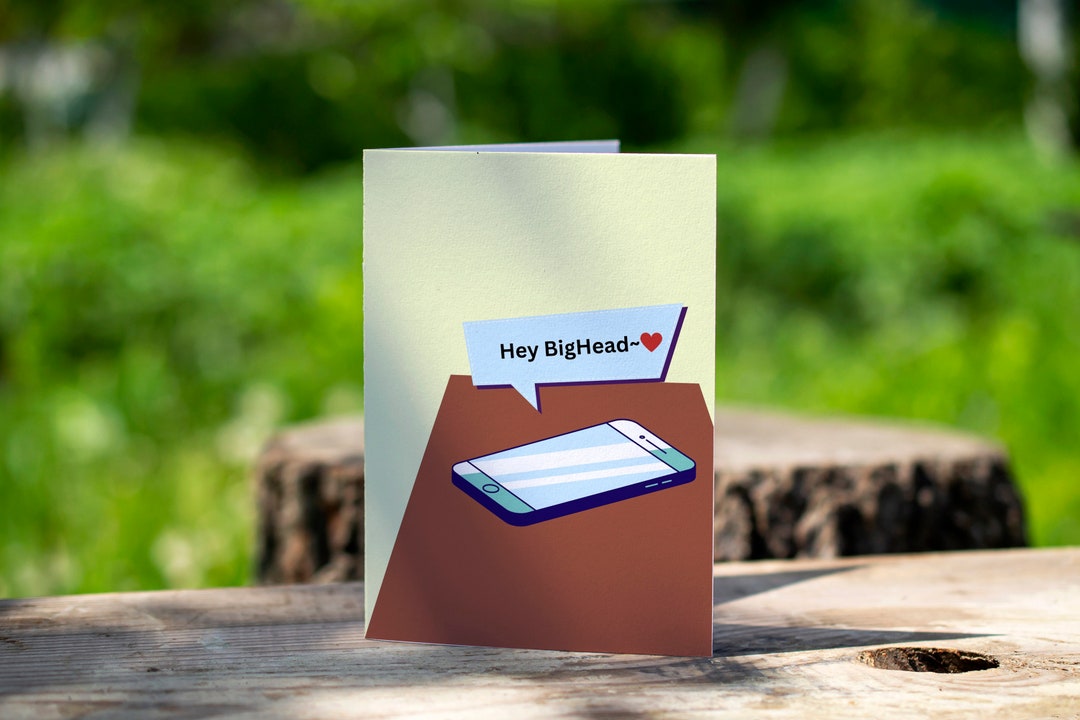Hey Big Head Funny Meme Valentine's Day Card | Birthday | Gift | for ...