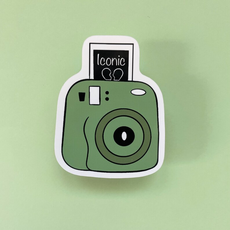 Polaroid Sticker Various Colours - Etsy