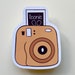 Polaroid Sticker Various Colours - Etsy