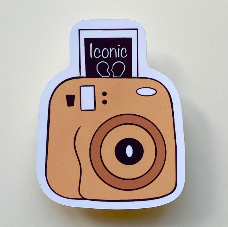 Polaroid Sticker Various Colours - Etsy