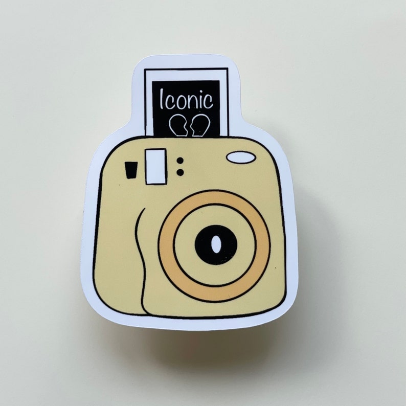 Polaroid Sticker Various Colours - Etsy