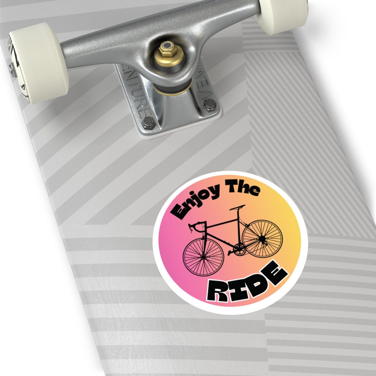 Enjoy the Ride Bicycle Sticker for Bike Lovers for Phone Case Laptop ...