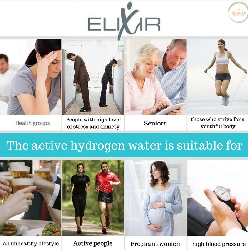 Hydrogen Water Jug With Magnetic Vortex Function / DIO, 1200 Ppb ...