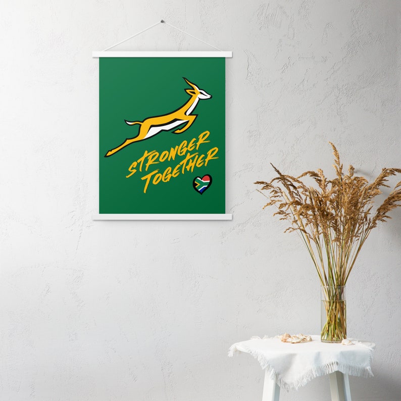 Springbok Stronger Together Poster With Hangers - Etsy
