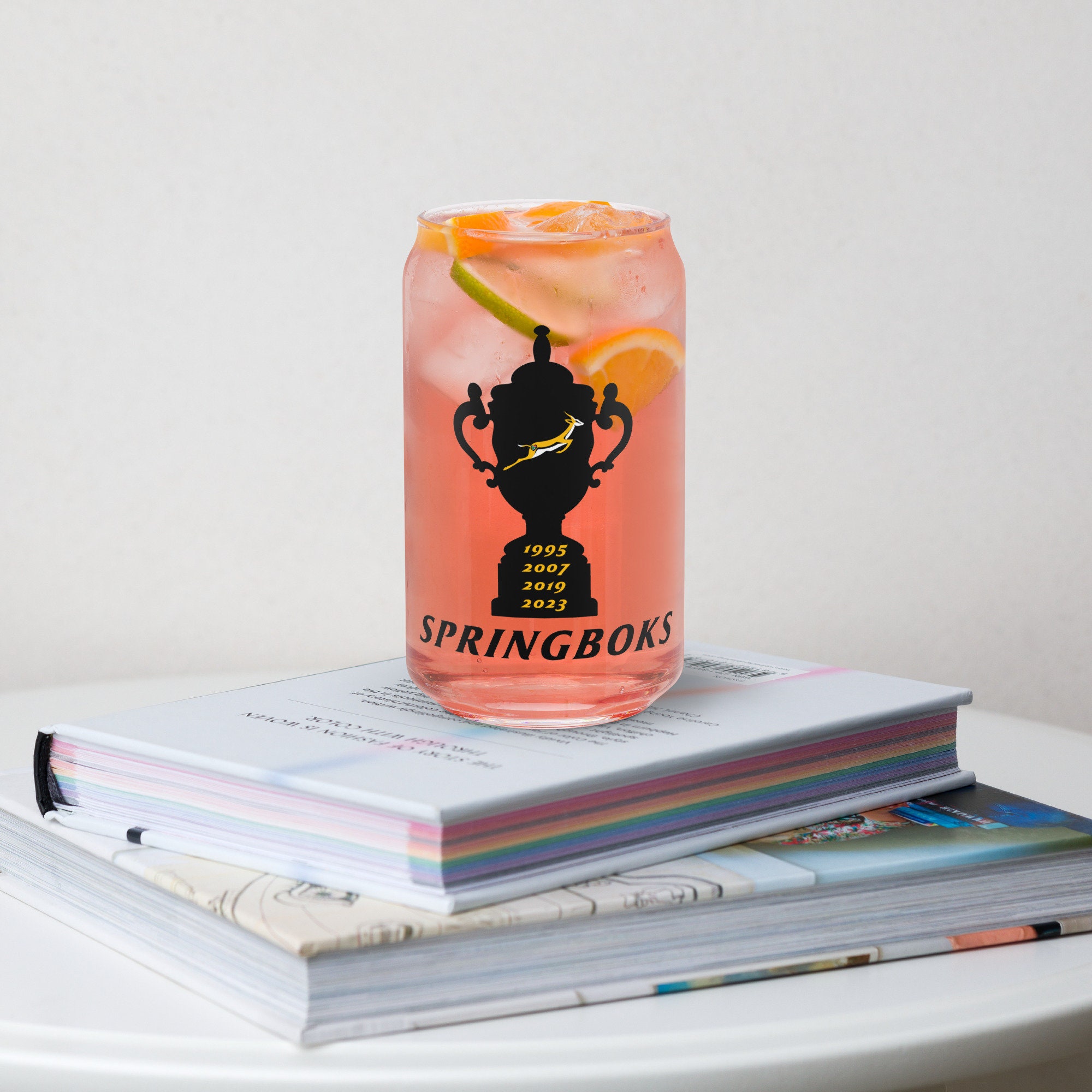 Springbok RWC Trophies Can-shaped Glass - Etsy